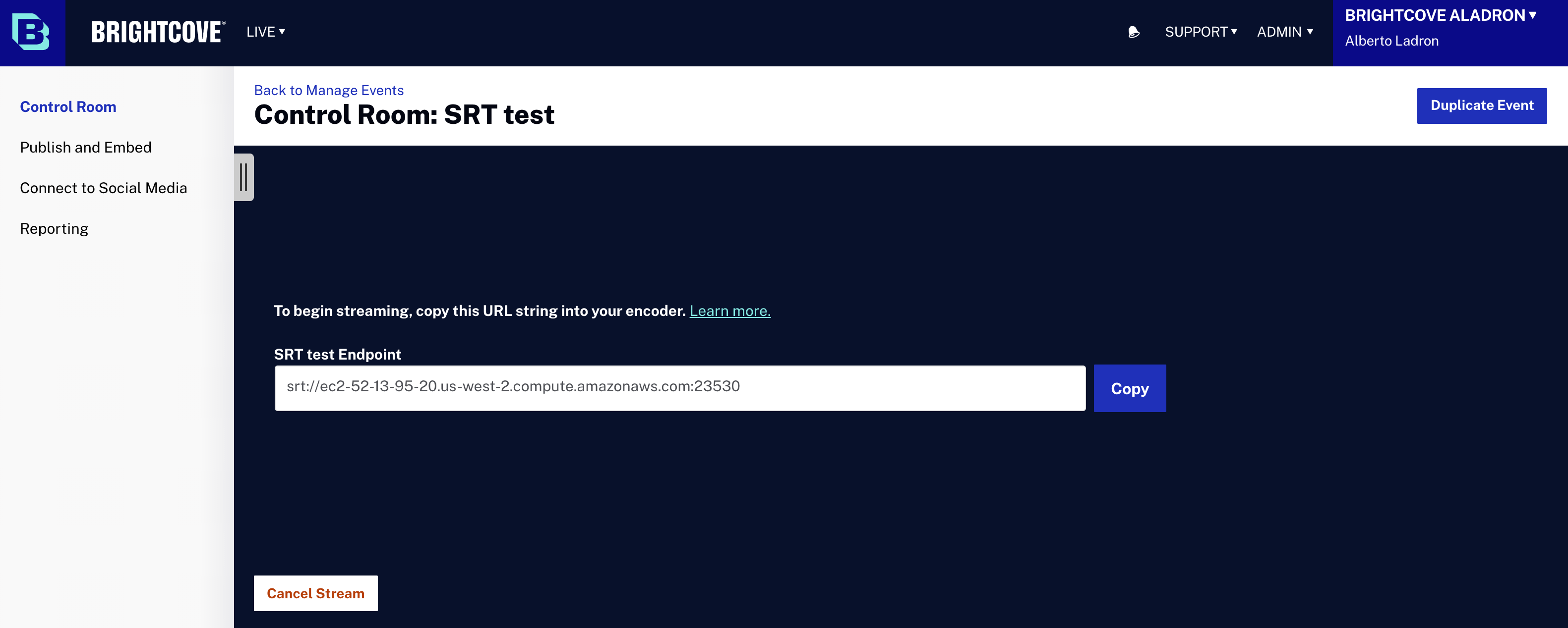 Step-by-Step: Streaming a Secure Reliable Transport (SRT) Live event